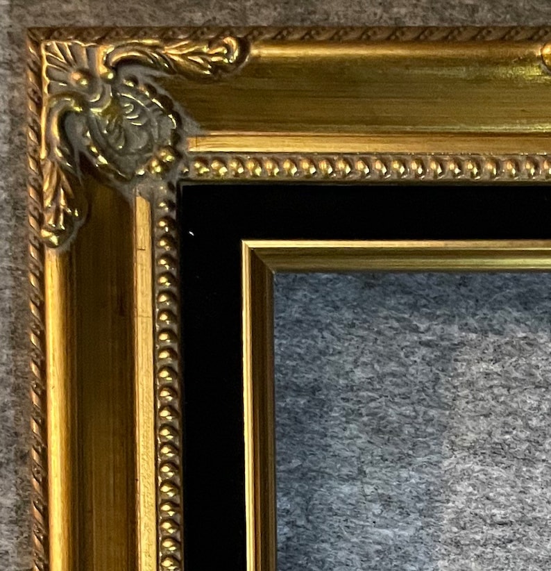 3" Gold Picture French Louis XVI Style Vintage Photo Frame Portrait ...
