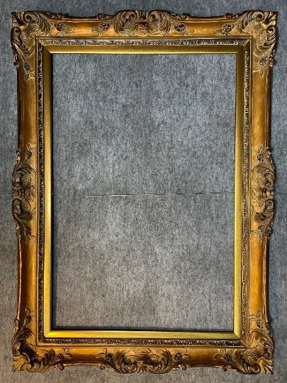 4.5 Exquisite Vintage Antique Art Hand Carved Gold Frame - Etsy