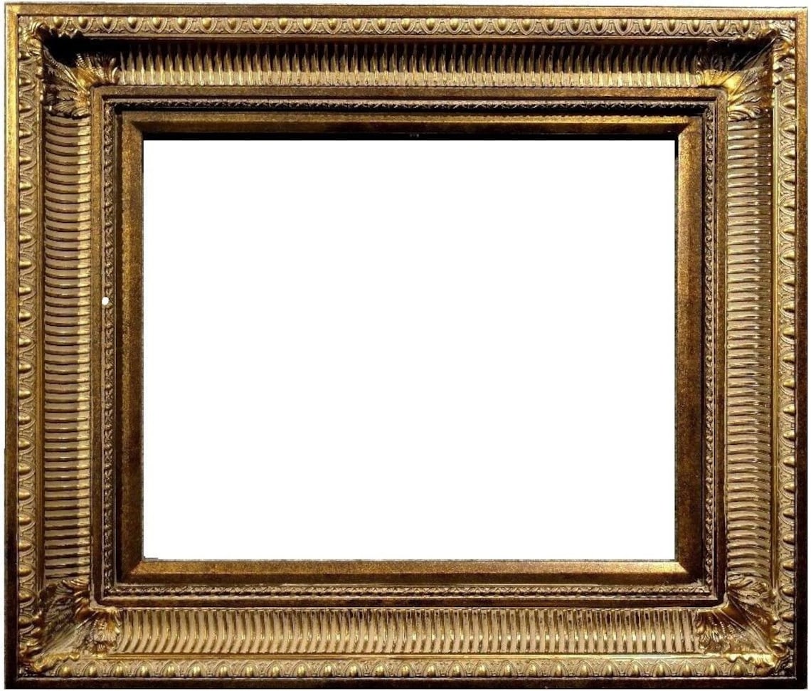 4.25" Gold Fancy Bronze Ornate Picture Frame Photo Art Gallery 655D ...