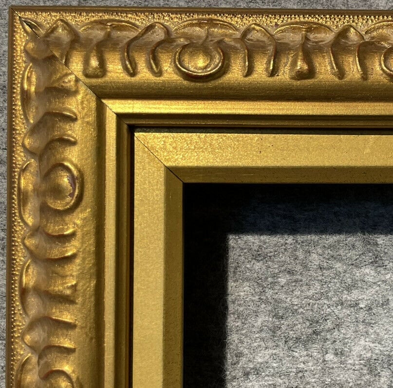 2.5" Gold Plein Air Picture Frame Photo Art Gallery 8054gg ...