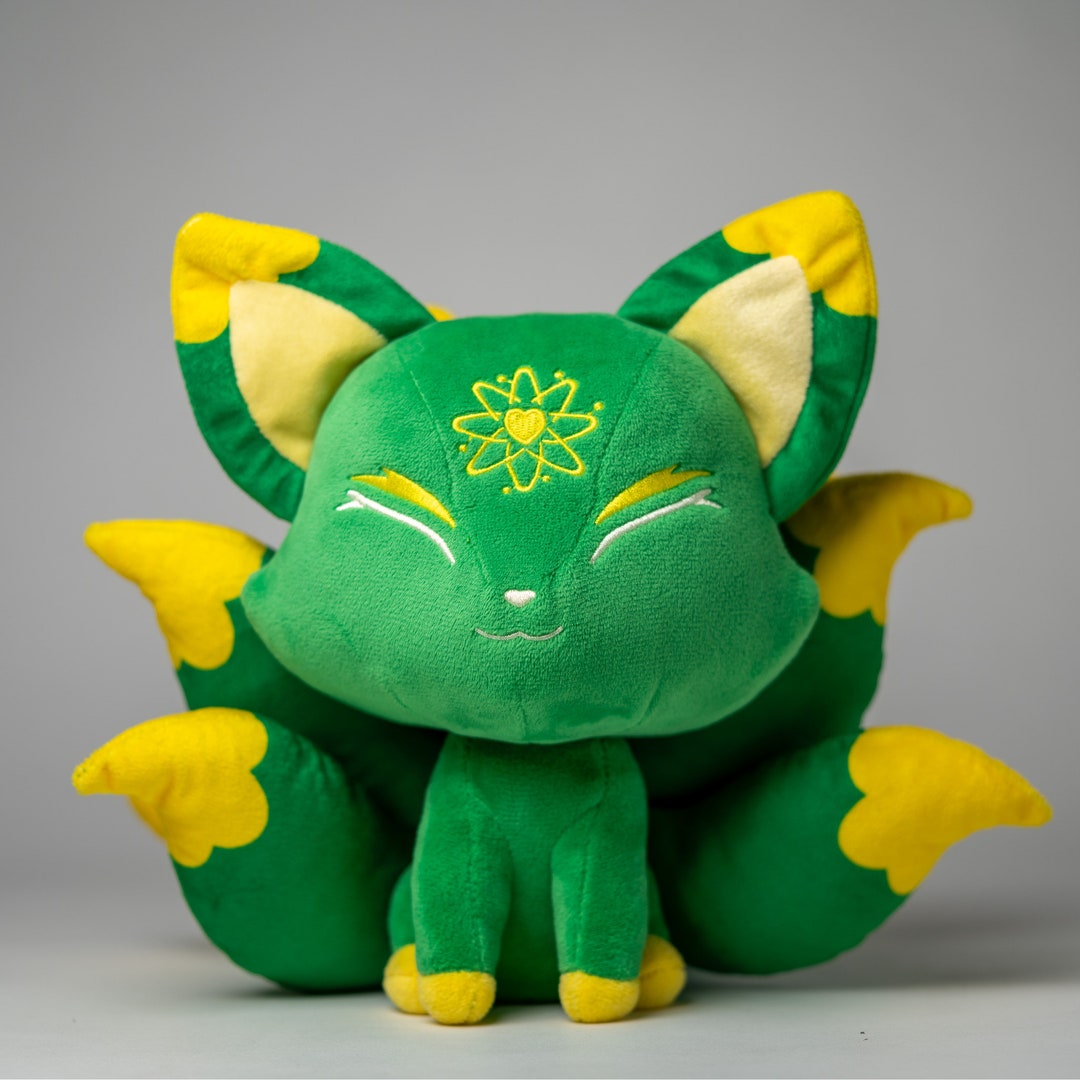 Kawaii Kitsunes Radio Plushie | Cute Kitsune Plushie | Radioactive Fox ...