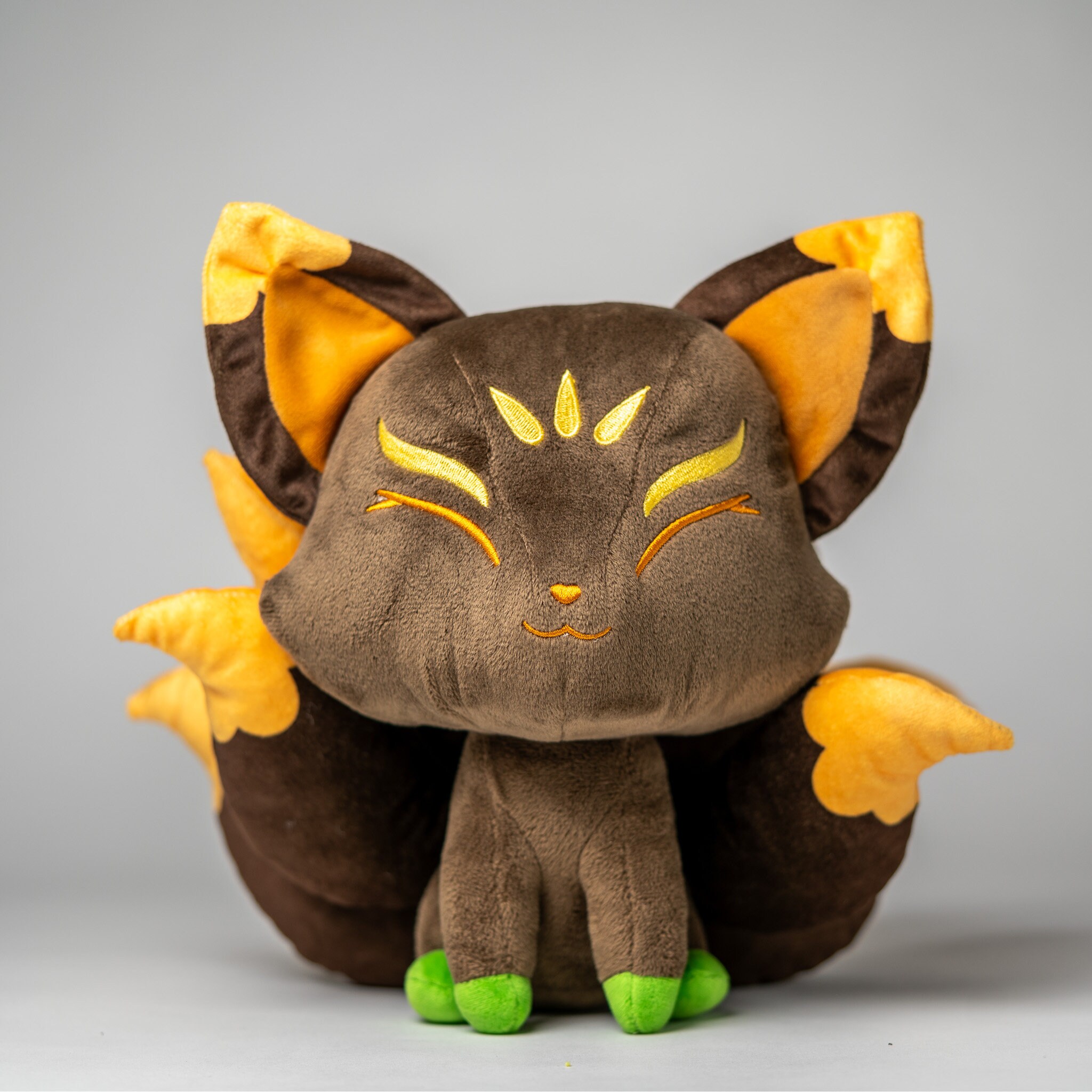 Kawaii Kitsunes Hina Plushie Cute Kitsune Plushie Sunflower Fox Plush ...