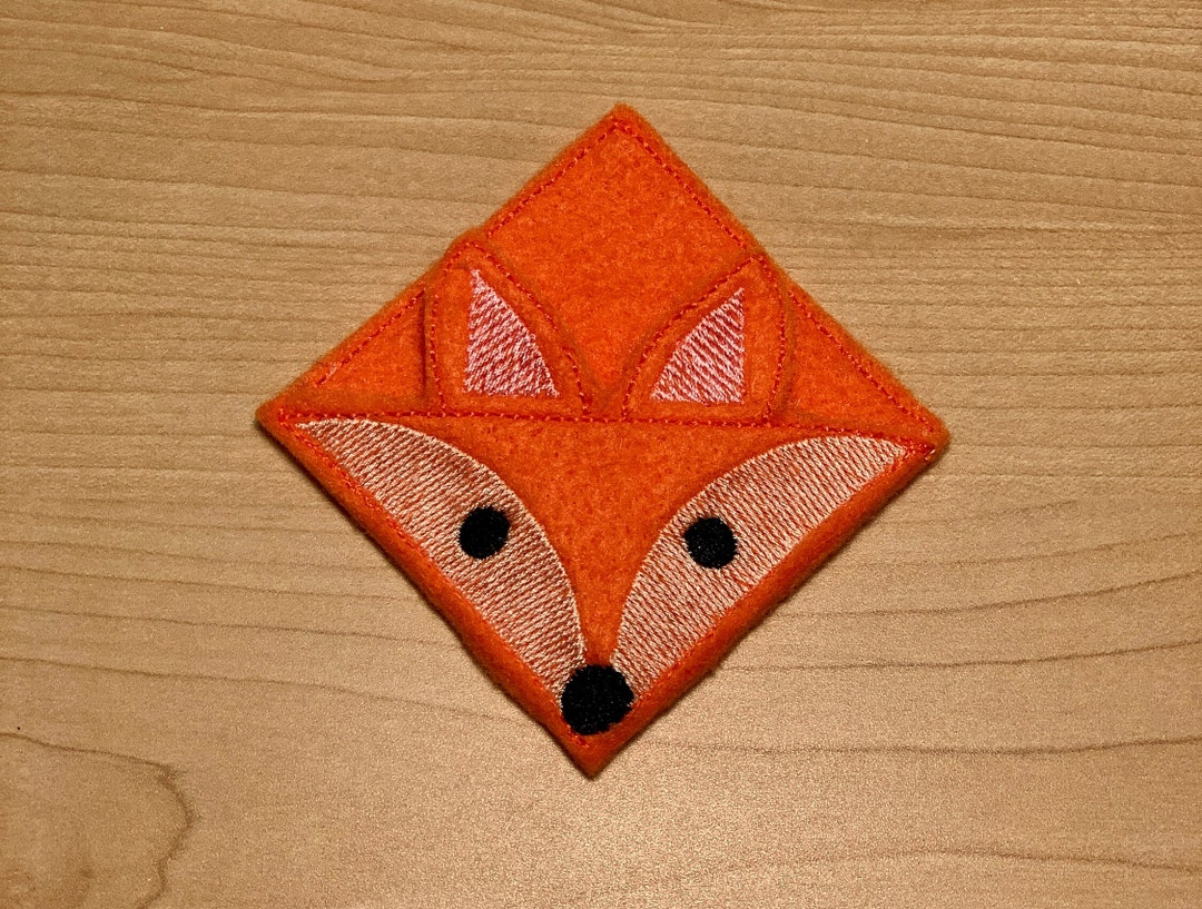 Fox Bookmark, Custom Bookmark, Fox Corner Bookmark, School Bookmarks ...