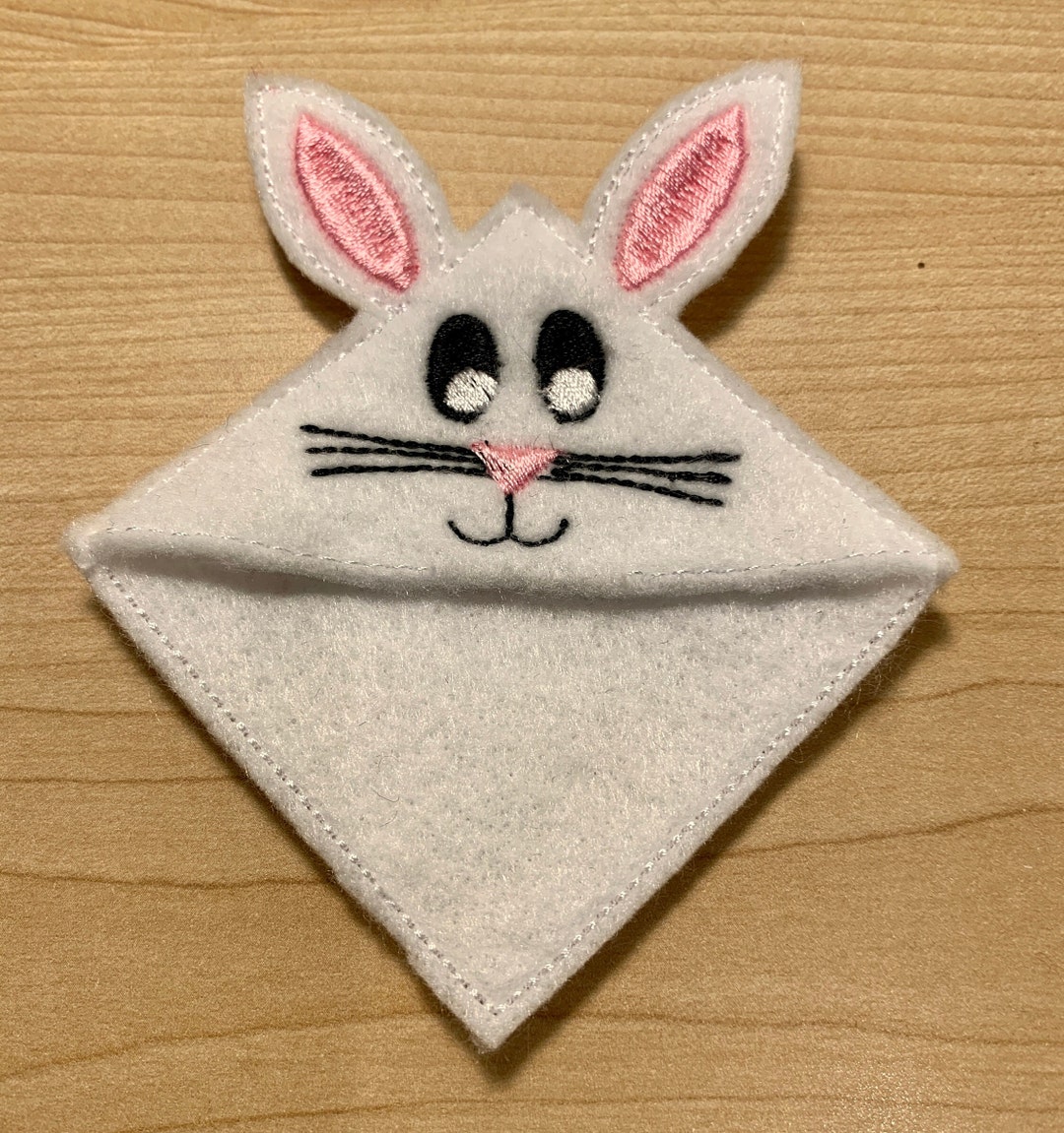 Bunny Bookmark, Rabbit Bookmark, Corner Bookmark, Custom Bookmark ...