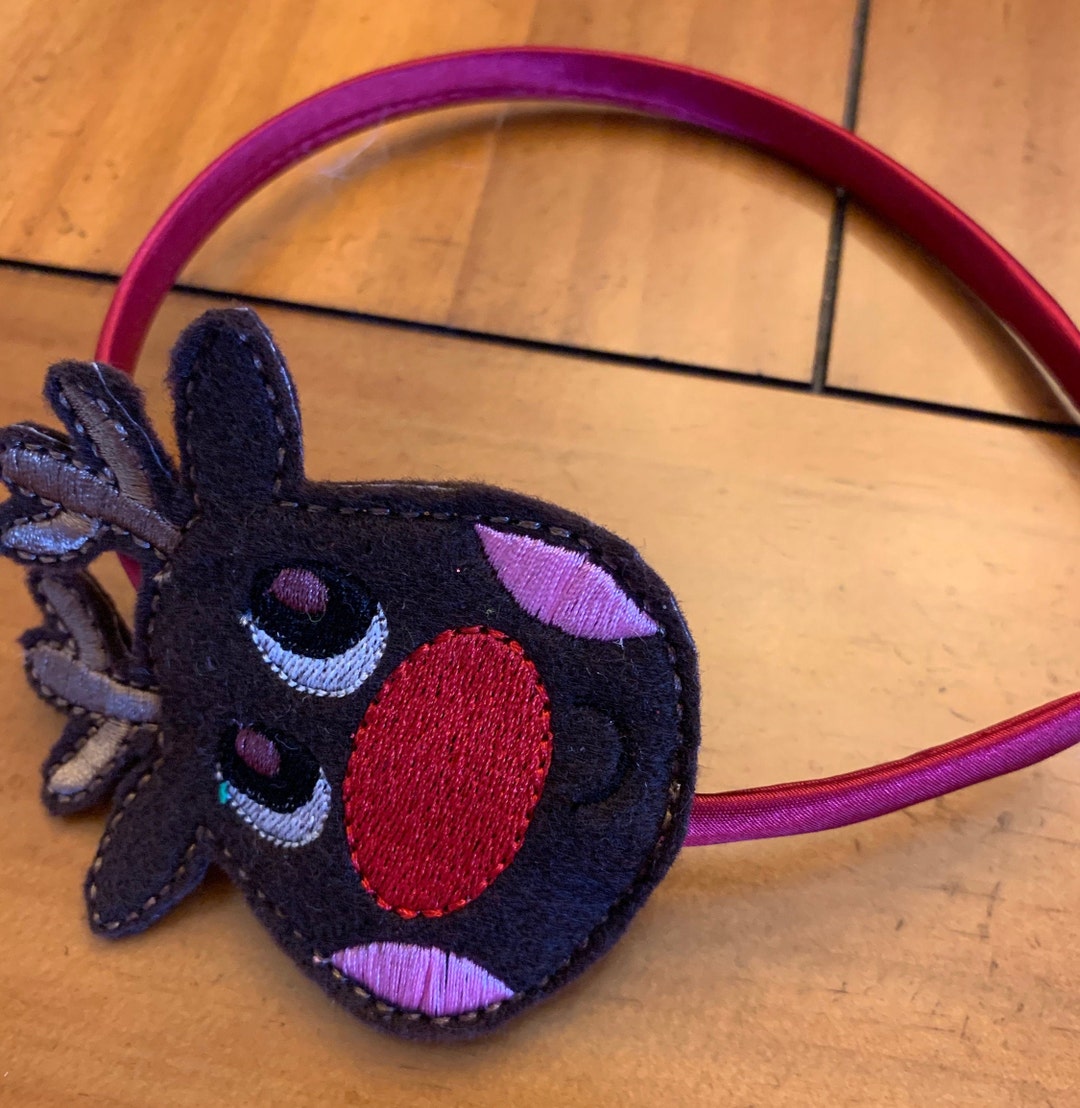 Rudolph Headband Slider, Rudolph, Winter Headband, Custom Headband ...