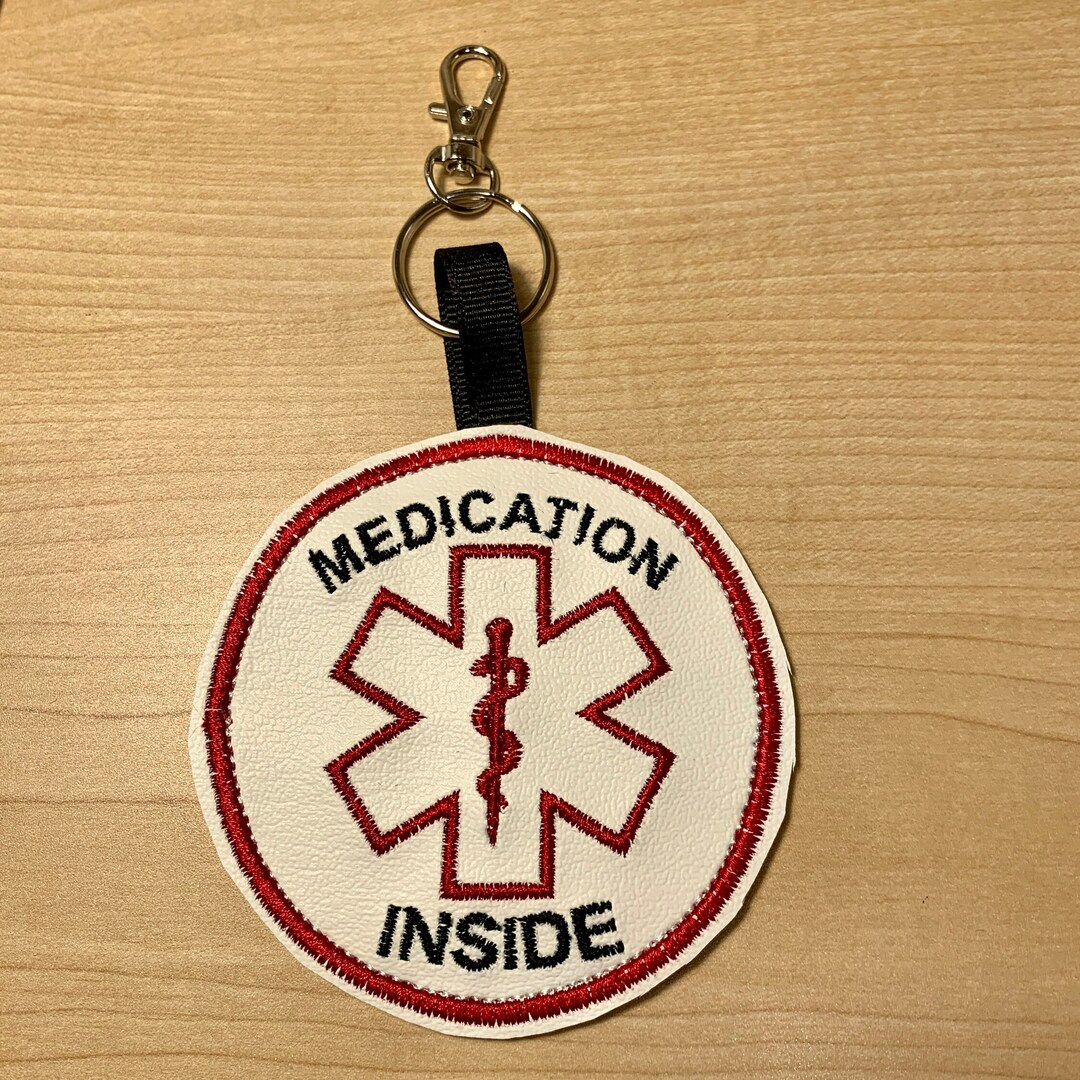 Medication Tag, Medical Info Tag, Medical Info Key Fob, Medication ...