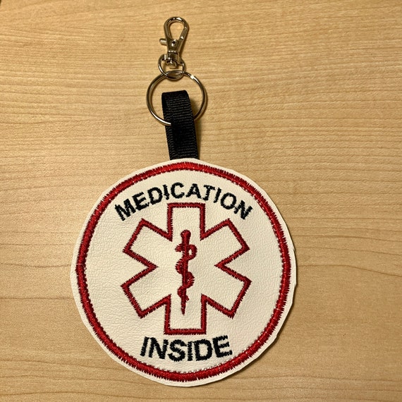 Medication Tag Medical Info Tag Medical Info Key Fob - Etsy