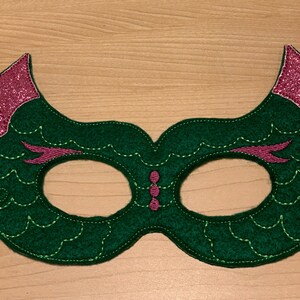 Costume Mask, Mermaid Mask, Child Mask, Vinyl and Felt Mask, Fantasy ...