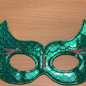 Costume Mask, Mermaid Mask, Child Mask, Vinyl and Felt Mask, Fantasy ...