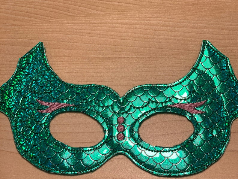 Costume Mask Mermaid Mask Child Mask Vinyl and Felt Mask | Etsy
