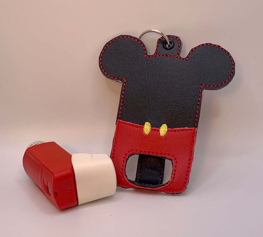 Inhaler Holder Keychain, Asthma Inhaler Holder, Inhaler Keychain, Mouse ...
