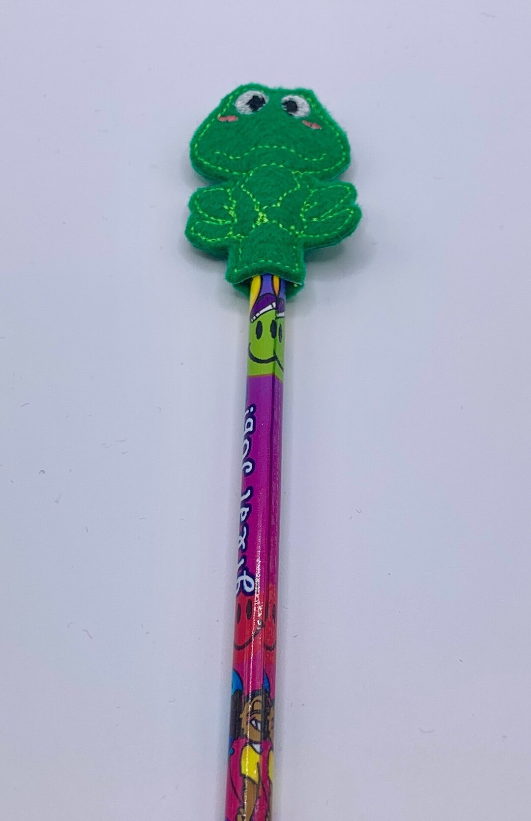 Pencil Toppers, Frog Pencil Topper, Felt Frog, Cute Frog, Felt Pencil ...