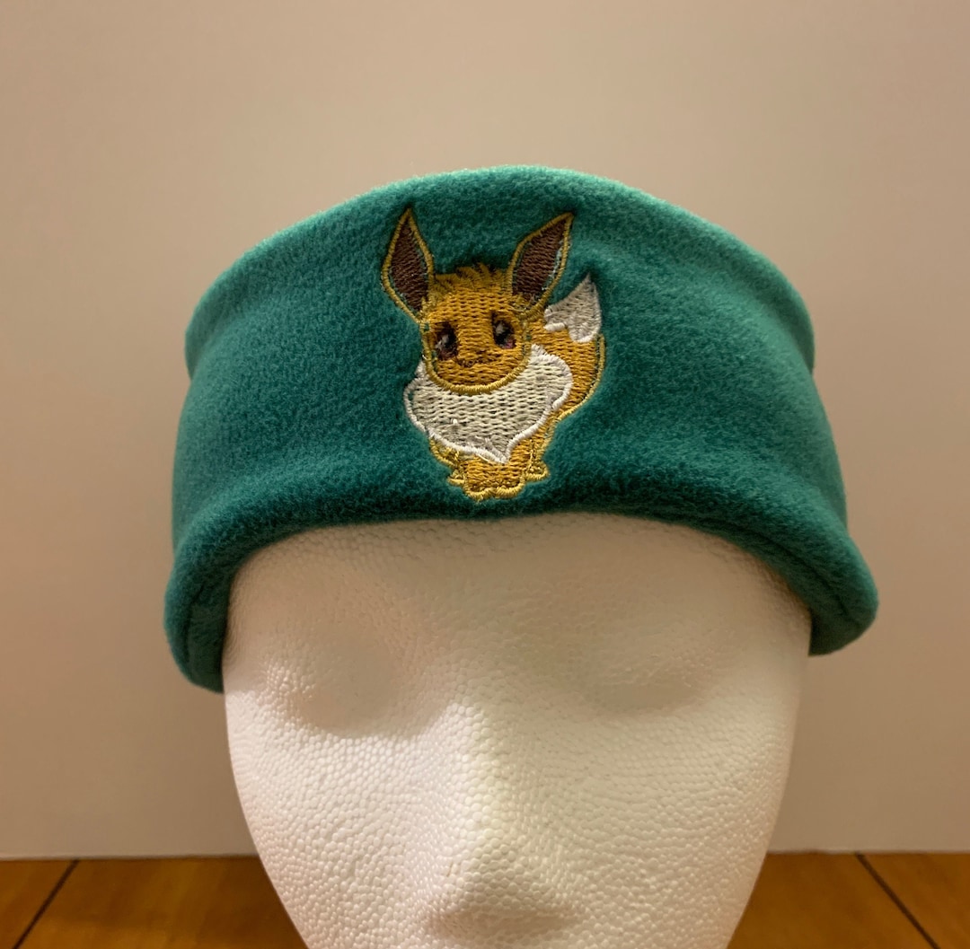 Eevee, Pokemon, Eevee Headband Ear Warmer, Eevee Fleece Headband ...