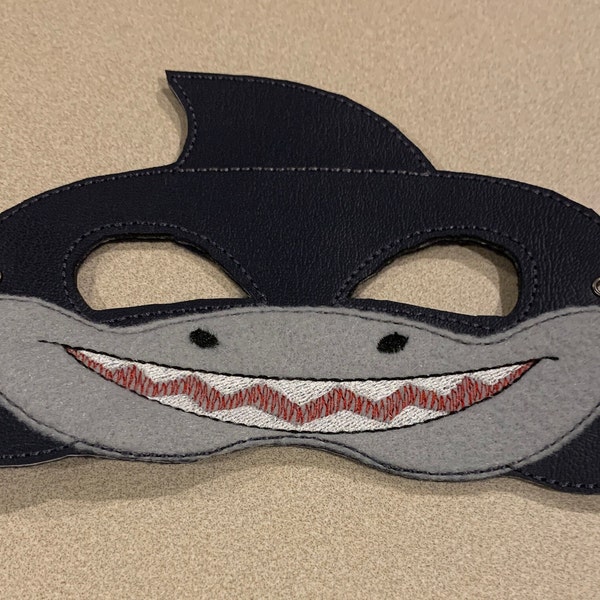 Shark Face Mask - Etsy