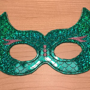 Costume Mask, Mermaid Mask, Child Mask, Vinyl and Felt Mask, Fantasy ...