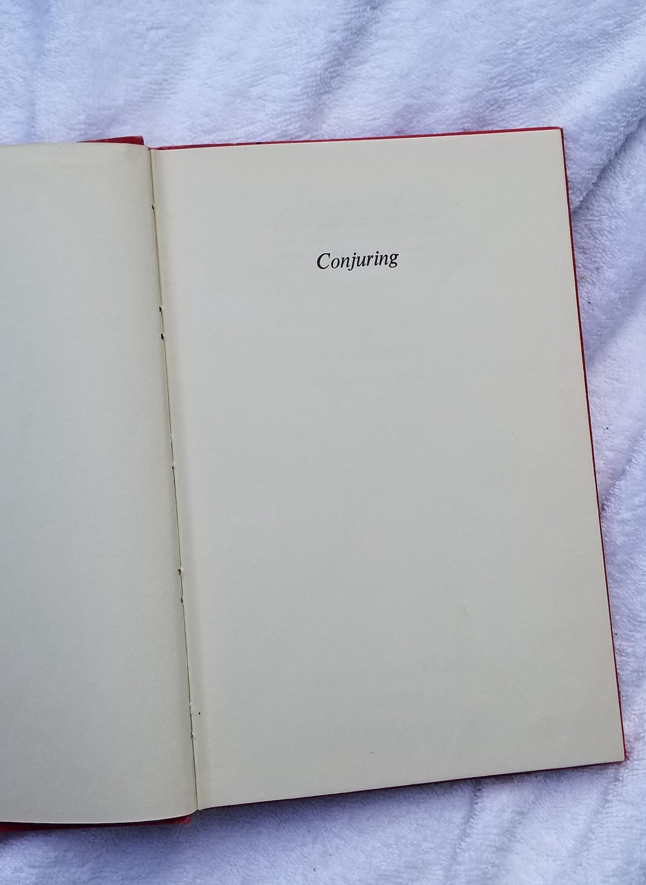 Great Red Book of Conjuring Magic / Magic Book of Spells / Conjuring ...