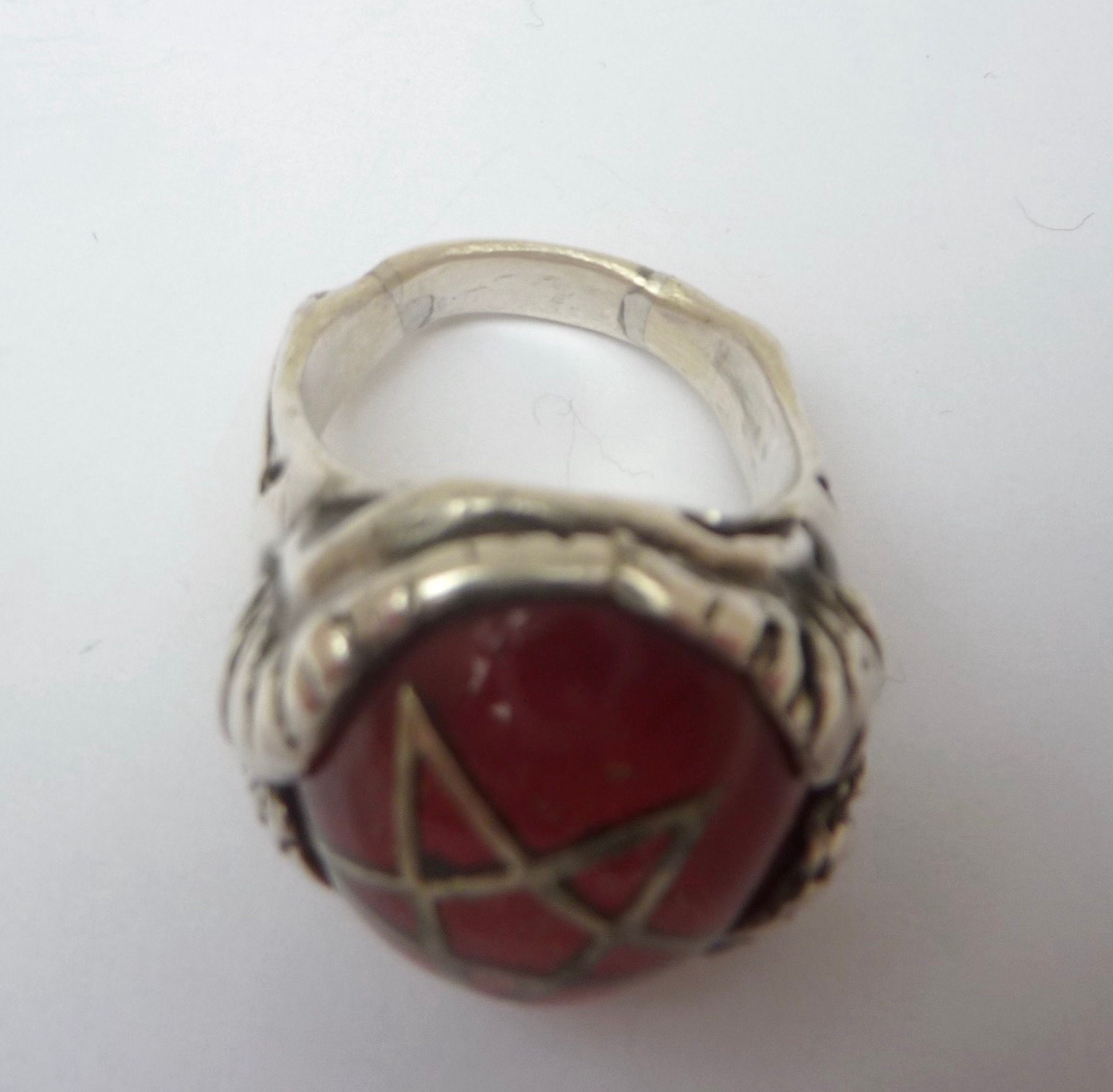 RARE Alex Streeter / Devil Heart Ring / New Angel Heart Ring / Vintage ...