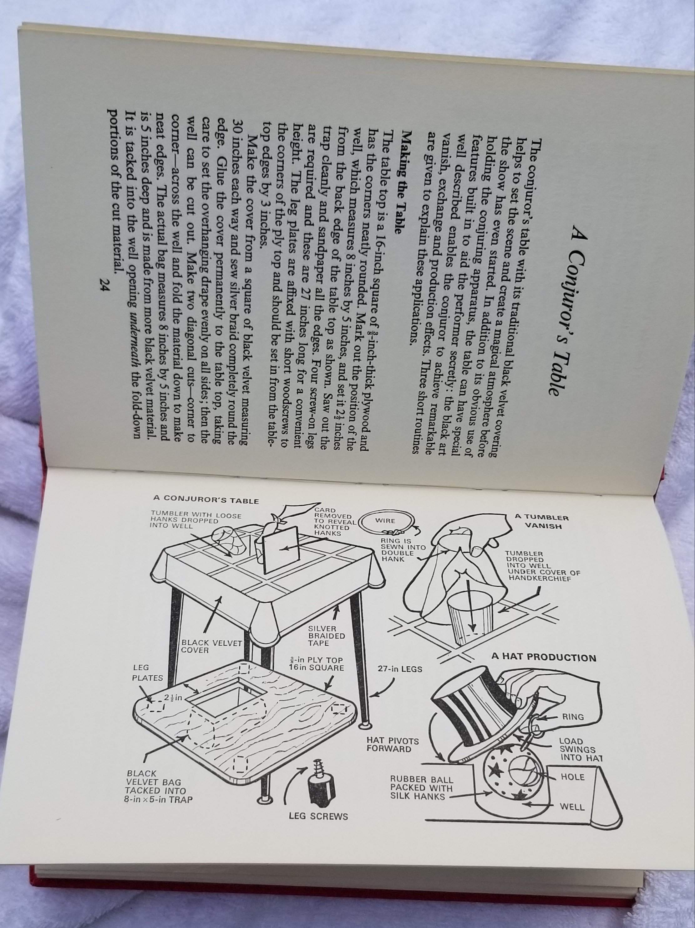 Great Red Book of Conjuring Magic / Magic Book of Spells / Conjuring ...