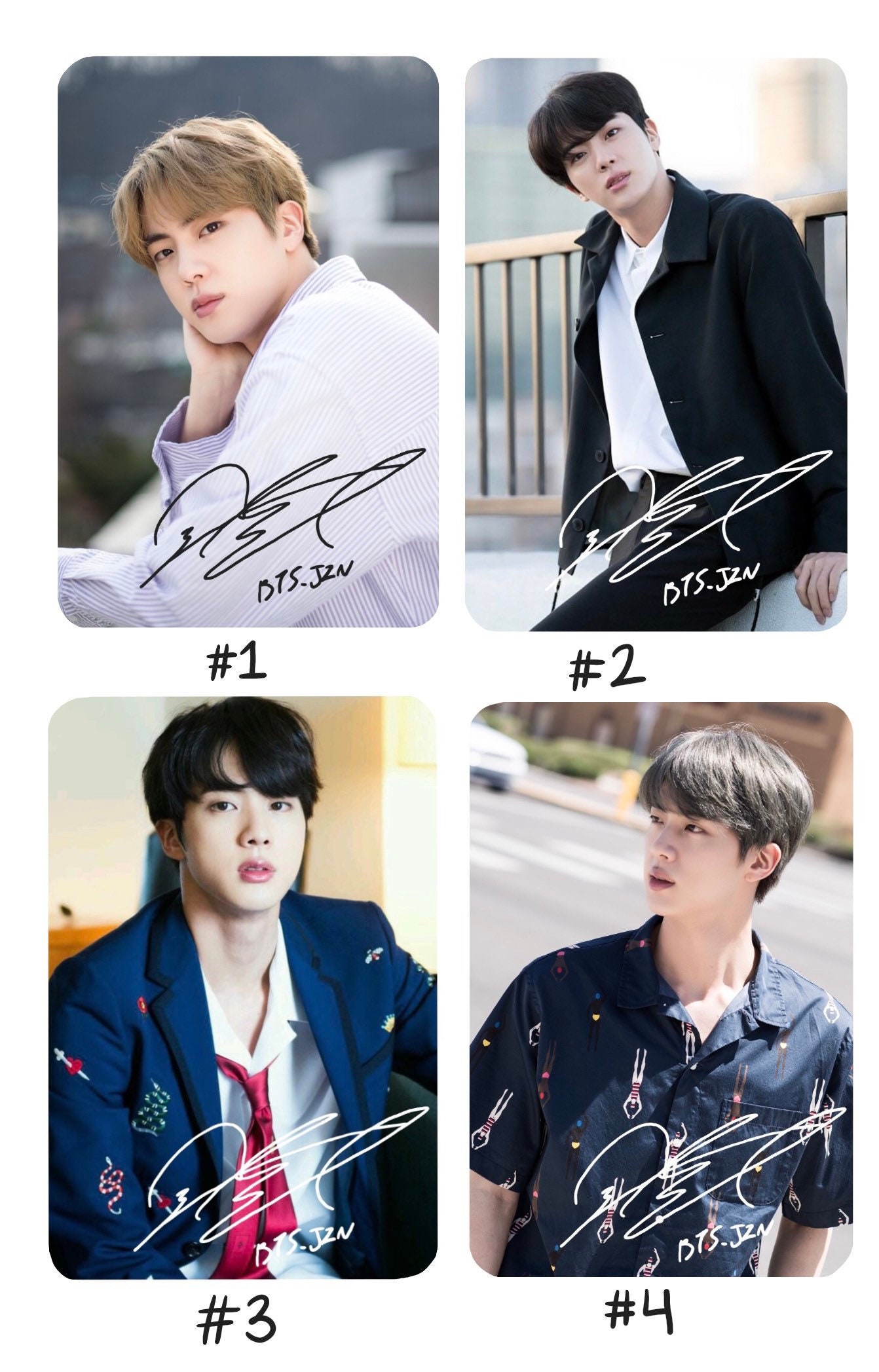 BTS Signed/MOCK Signed Photocards Phone Case Decor | Etsy