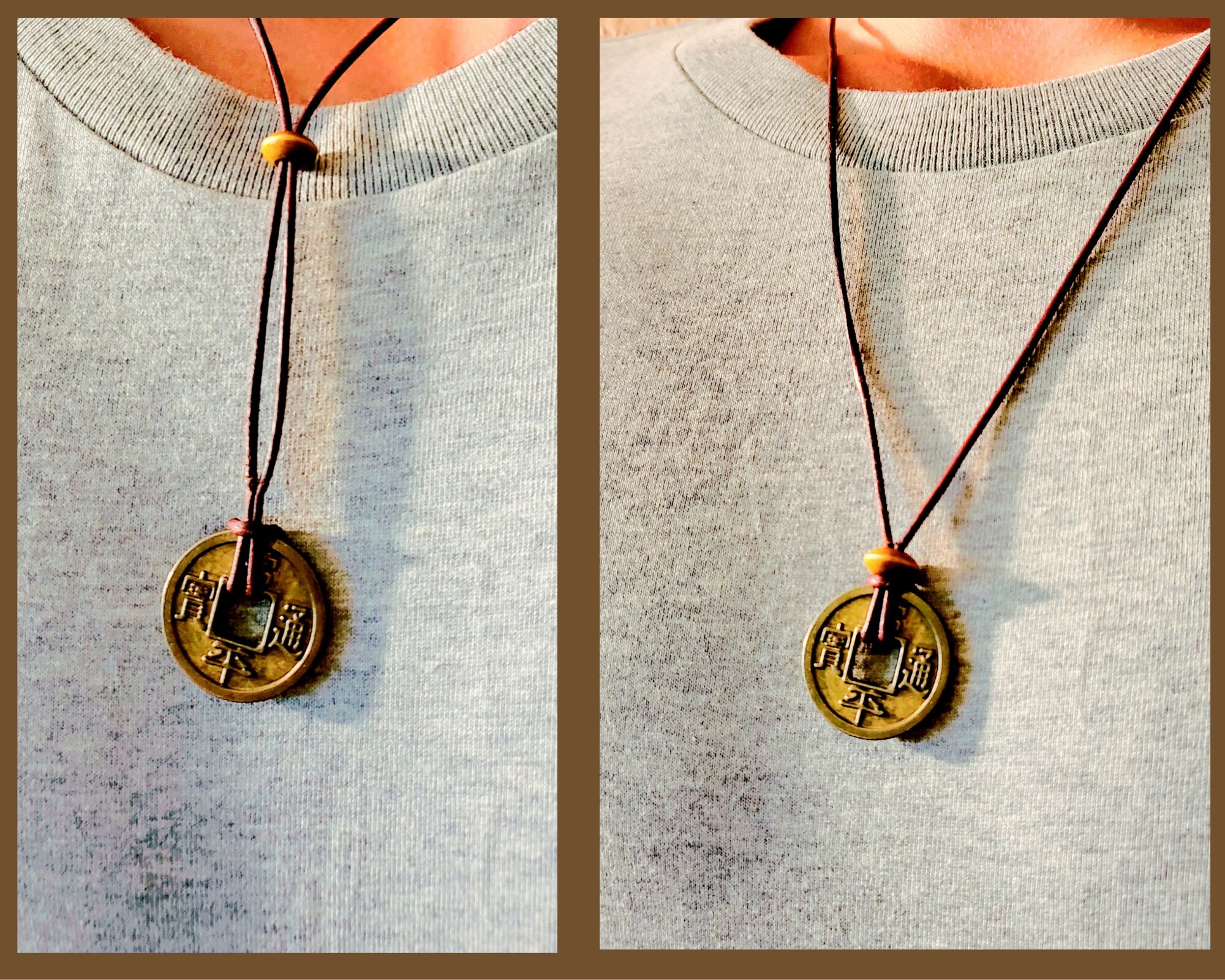 Ancient Korean Good Luck Wealth Meditation Coin Pendant - Etsy