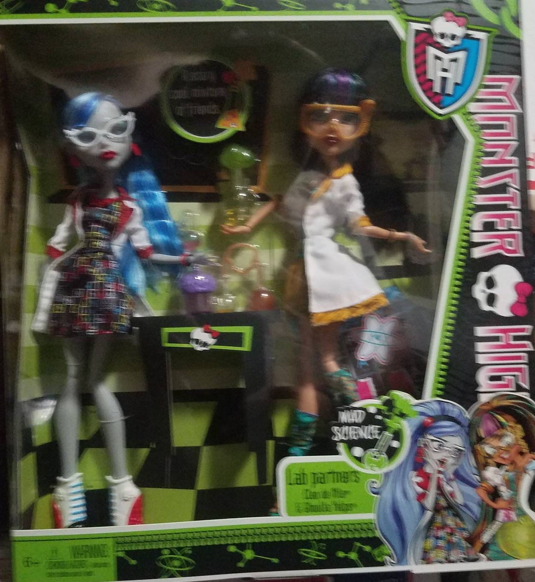 Monster High Mad Science Lab Partners Cleo De Nile and - Etsy