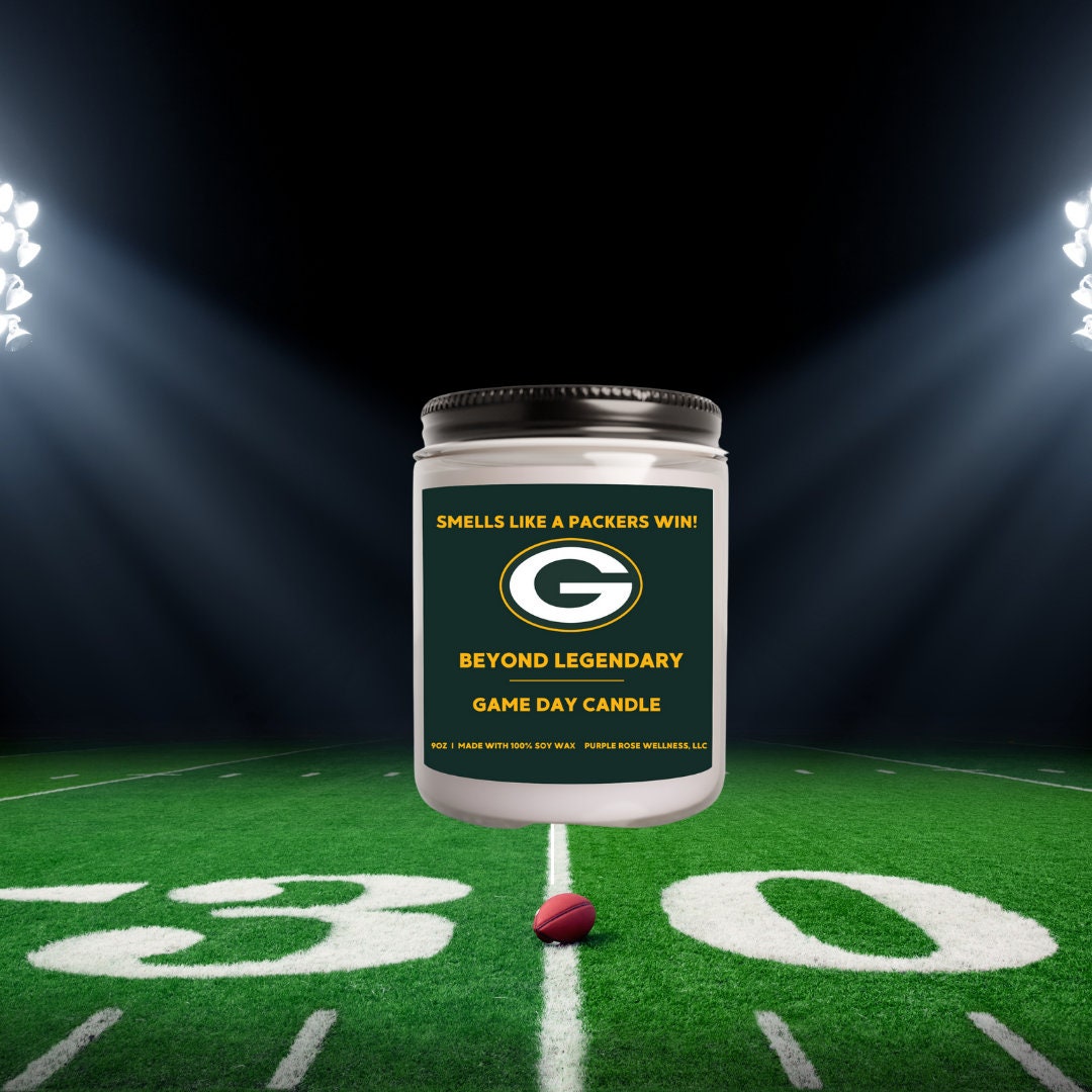 Smells Like A Packers Win Candle | Unique Gift Idea | Green Bay Packers ...