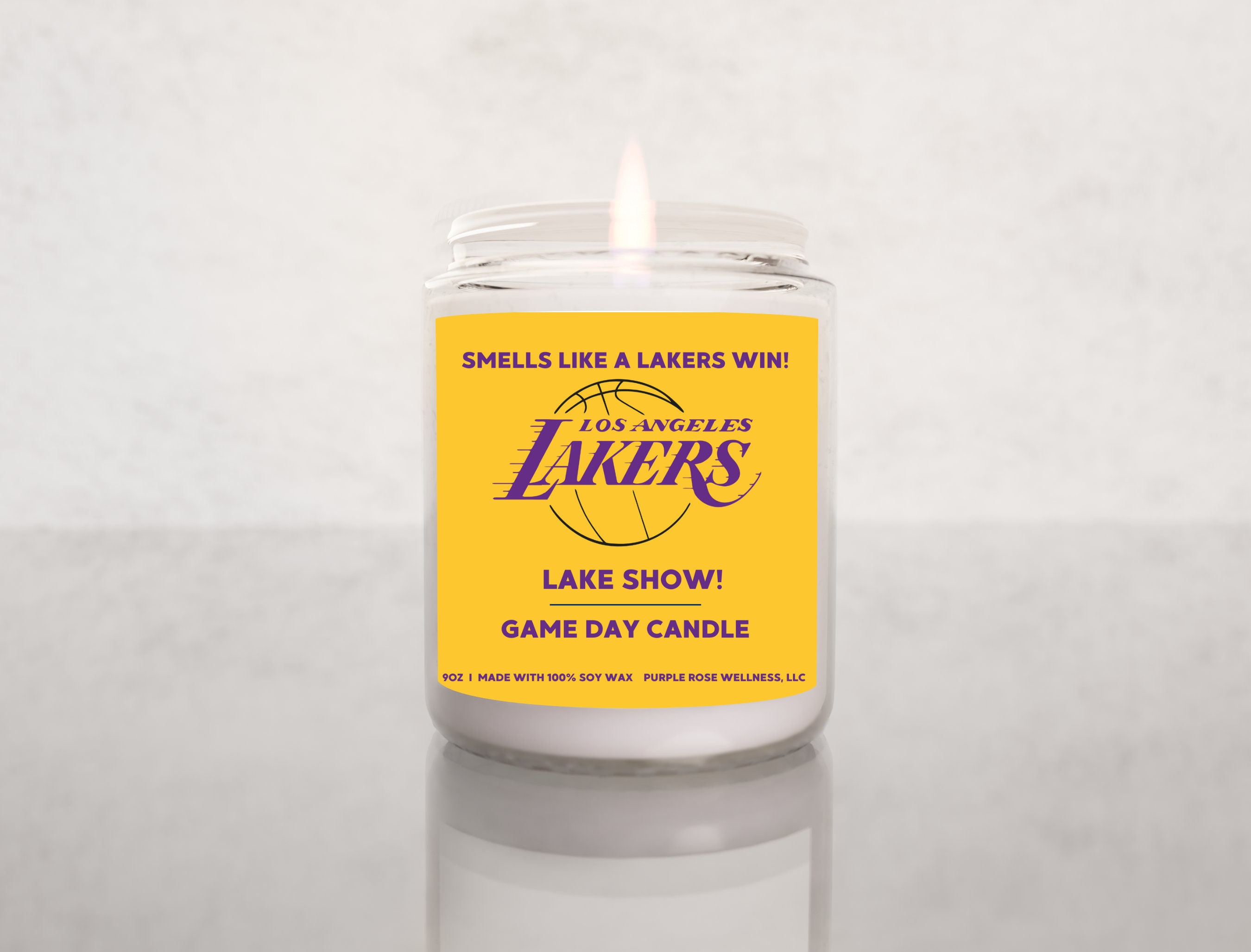 Smells Like A Los Angeles Lakers Win Candle, Unique Gift Idea, Lakers ...