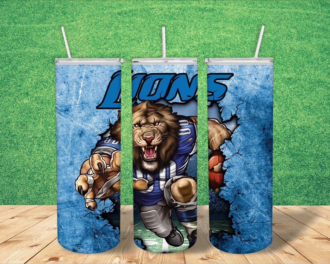 NFL Detroit Lions 20oz Skinny Tumbler I Sublimation Design I American ...