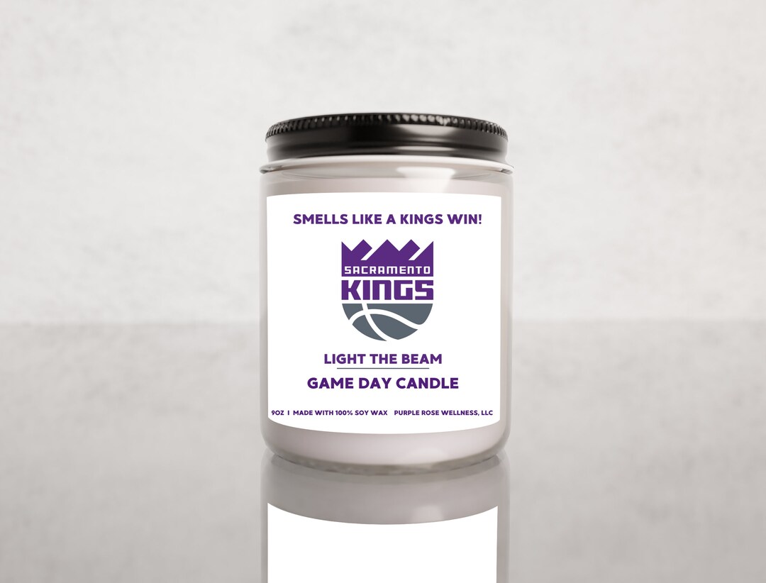 Smells Like A Sacramento Kings Win Candle, Unique Gift Idea, Kings Gift ...