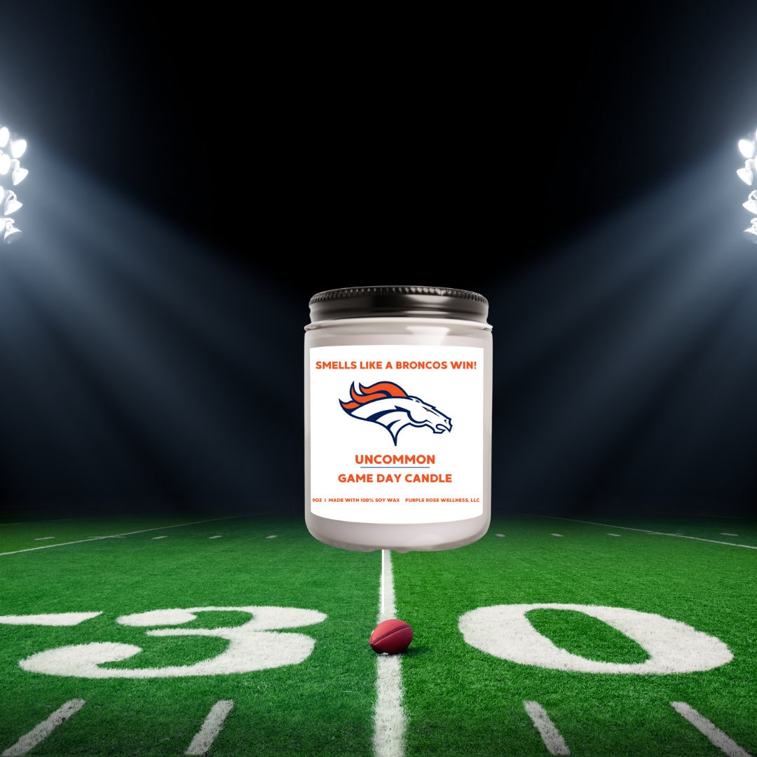 Smells Like A Broncos Win Candle | Unique Gift Idea | Denver Broncos ...