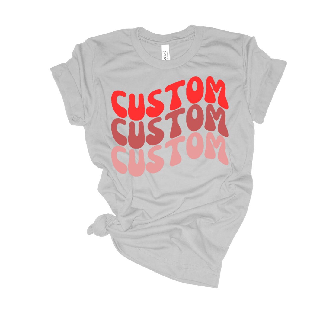 Custom Wavy Letters Svg Png, Custom Order Svg, Wavy Stacked Svg ...