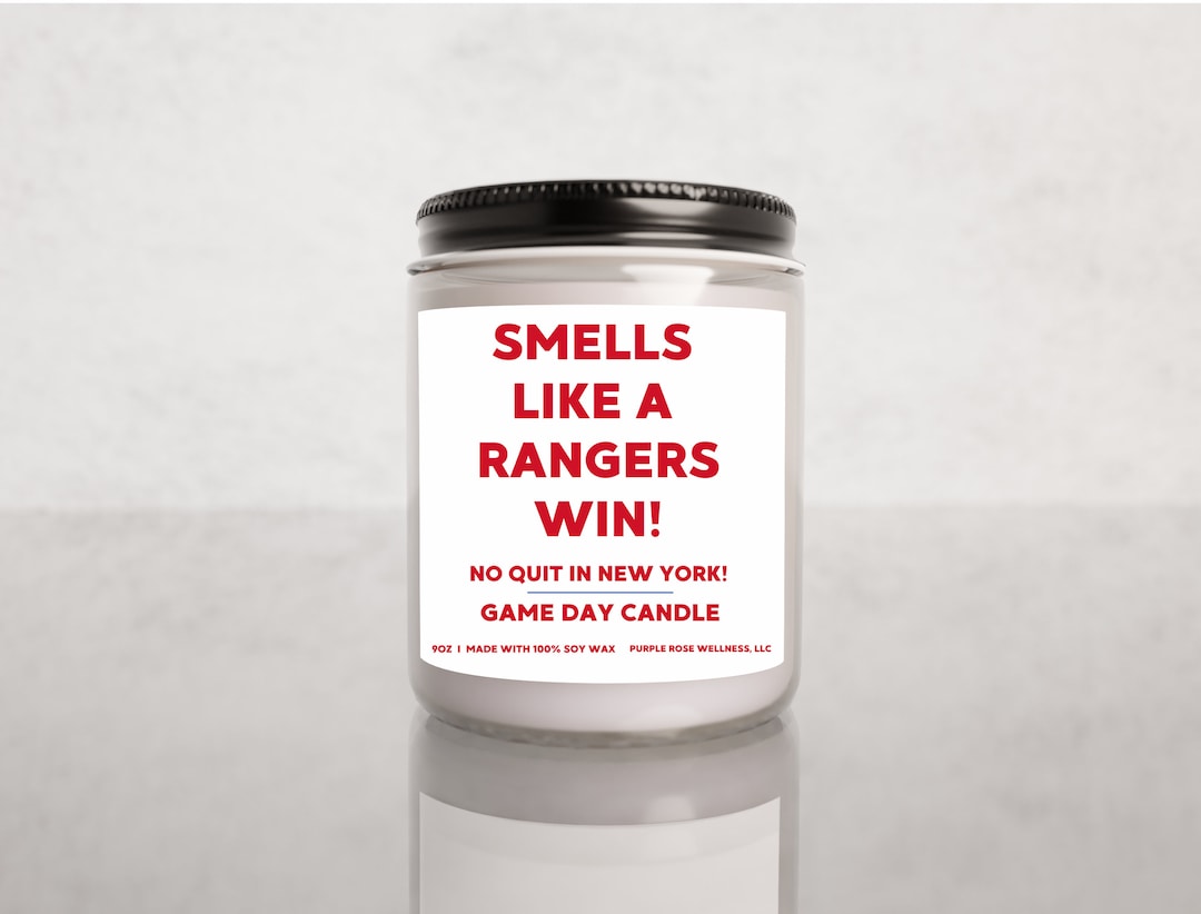 Smells Like A Rangers Win Candle Unique Gift Idea New York Rangers Gift ...