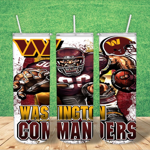 Commanders Tumbler - Etsy