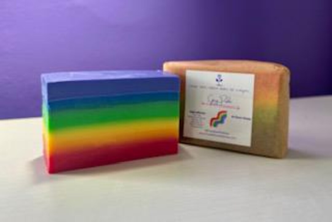 Handcrafted Pride Flag Soap, Pride Celebration Gift, Gay Pride, Rainbow ...