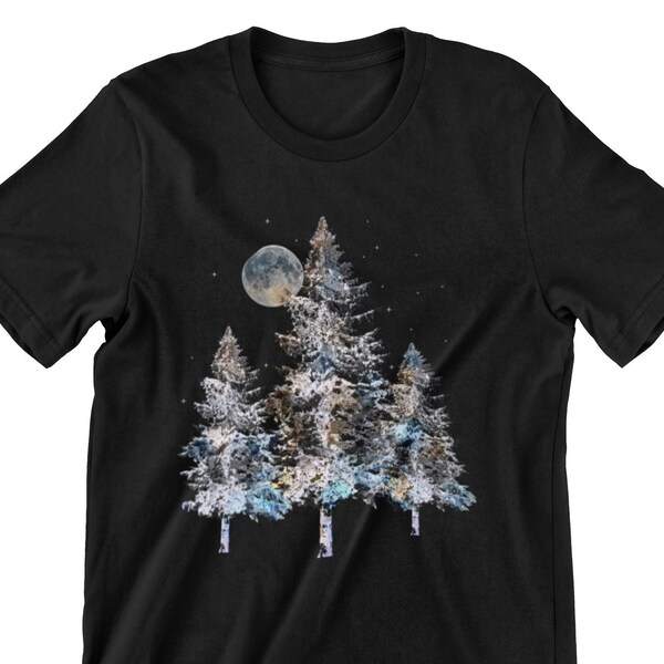 Pine Trees T Shirt - Etsy