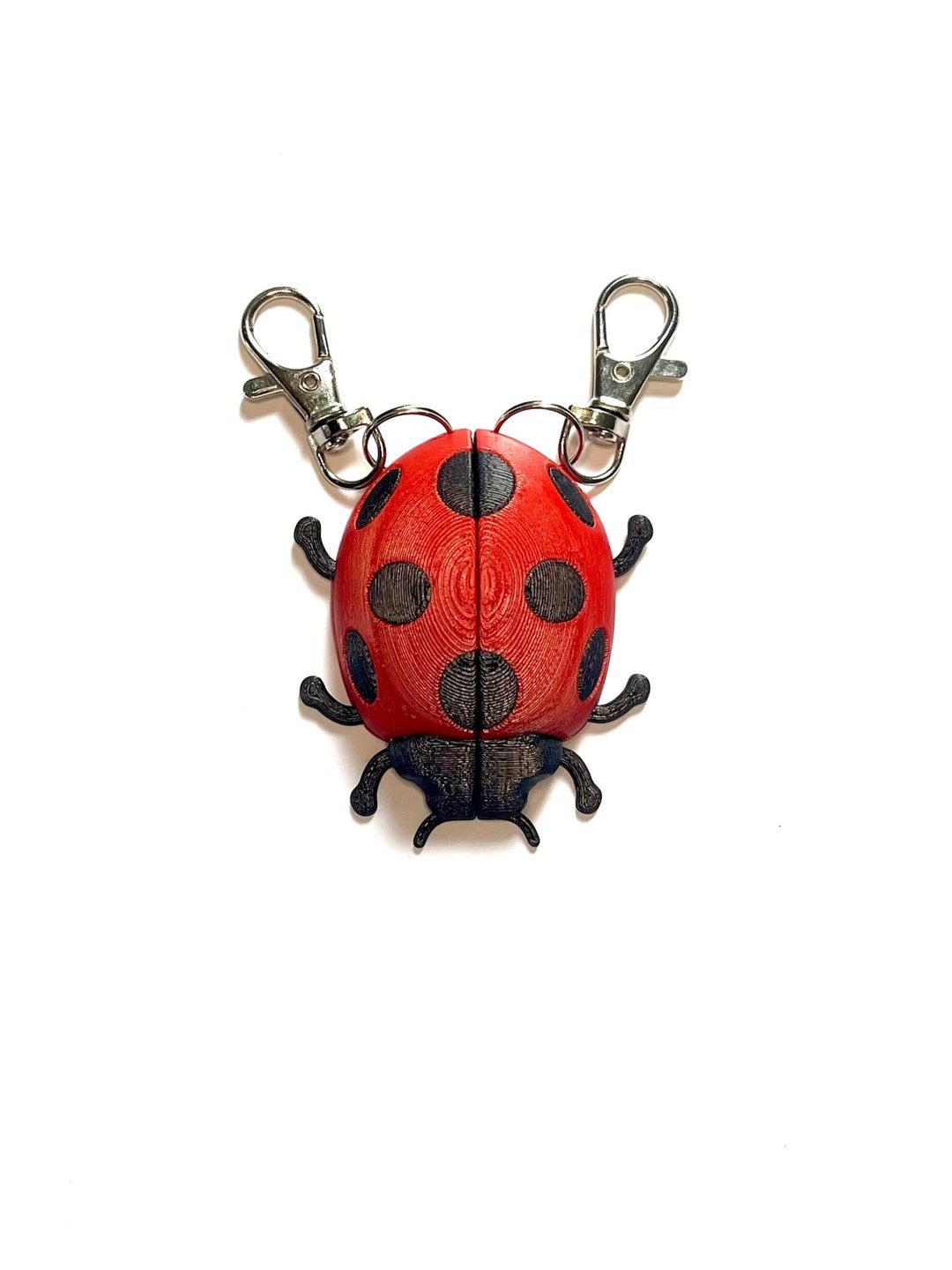 Ladybug Couples Keychain Set, Friendship Keychains - Etsy