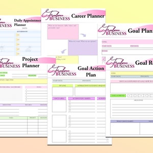 Freelance Business Planner Printable Solopreneur Digital Download Work ...