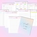 Weight Loss Journal Tracker Planner Workout Fitness Printable Digital ...