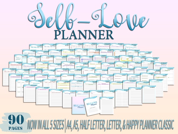 Self Love Journal Self Care Workbook Planner Printable | Etsy