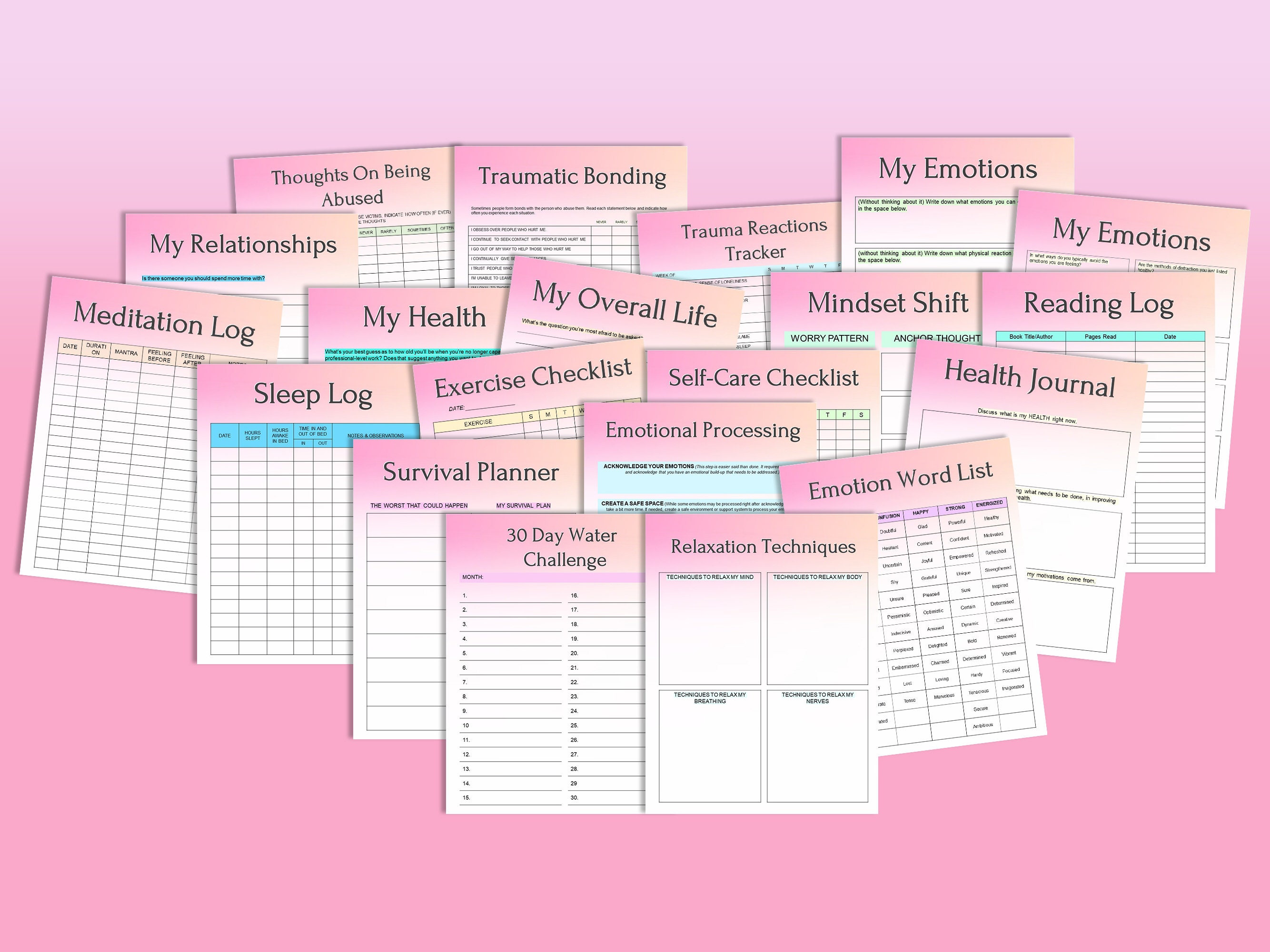 Teen Mental Health Teenage Coping Skills Kids Therapy Wellness - Etsy