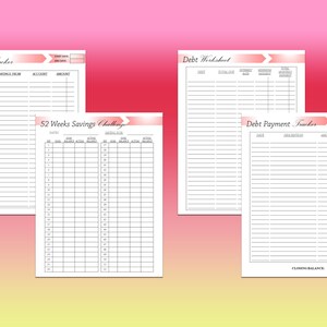 Budget Planner Printable Finance Digital Download Income Expense ...