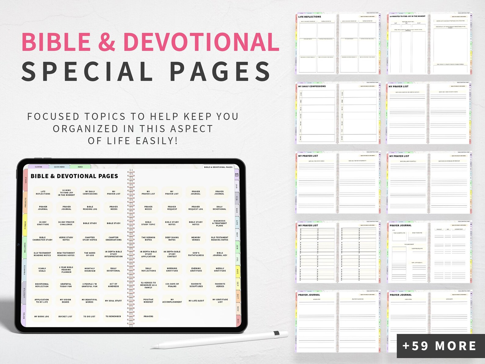 Bible Devotional Digital Planner Christian Faith Journaling Goodnotes ...