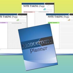 Productivity Planner Printable Daily Goal Tracker Digital Download ...