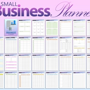 Small Business Planner Printable Etsy Shop Seller Organizer Freelance ...