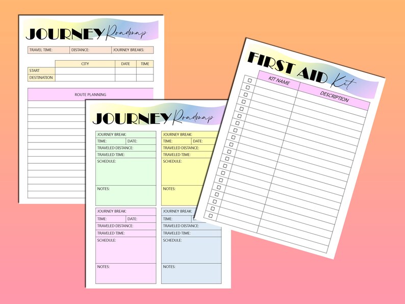 Ultimate Travel Planner Vacation Journal Budget Itinerary Packing List ...
