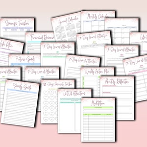 Law of Attraction Planner | Manifestation Journal | Law of Attraction ...