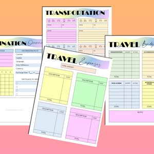 Ultimate Travel Planner Vacation Journal Budget Itinerary Packing List ...