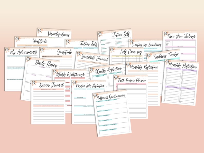 Life Purpose Planner Self Care Journal Live Life Purposefully - Etsy