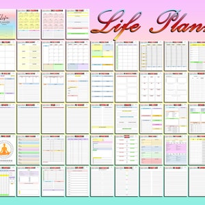 Ultimate Life Planner Self Care Journal Printable Digital Download Life ...