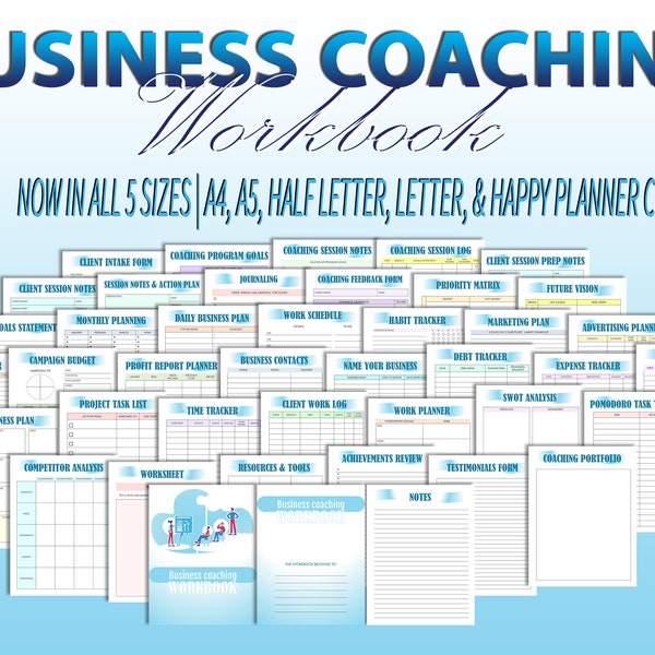 Coaching Business Planner - Etsy